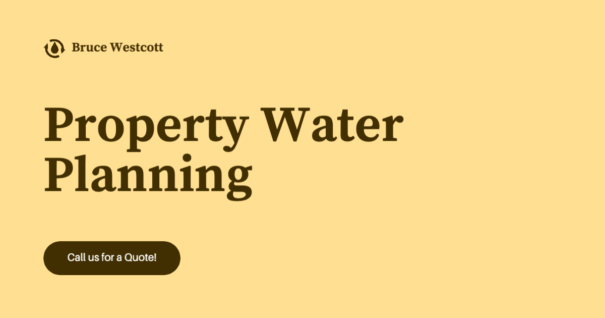 Property Water Planning